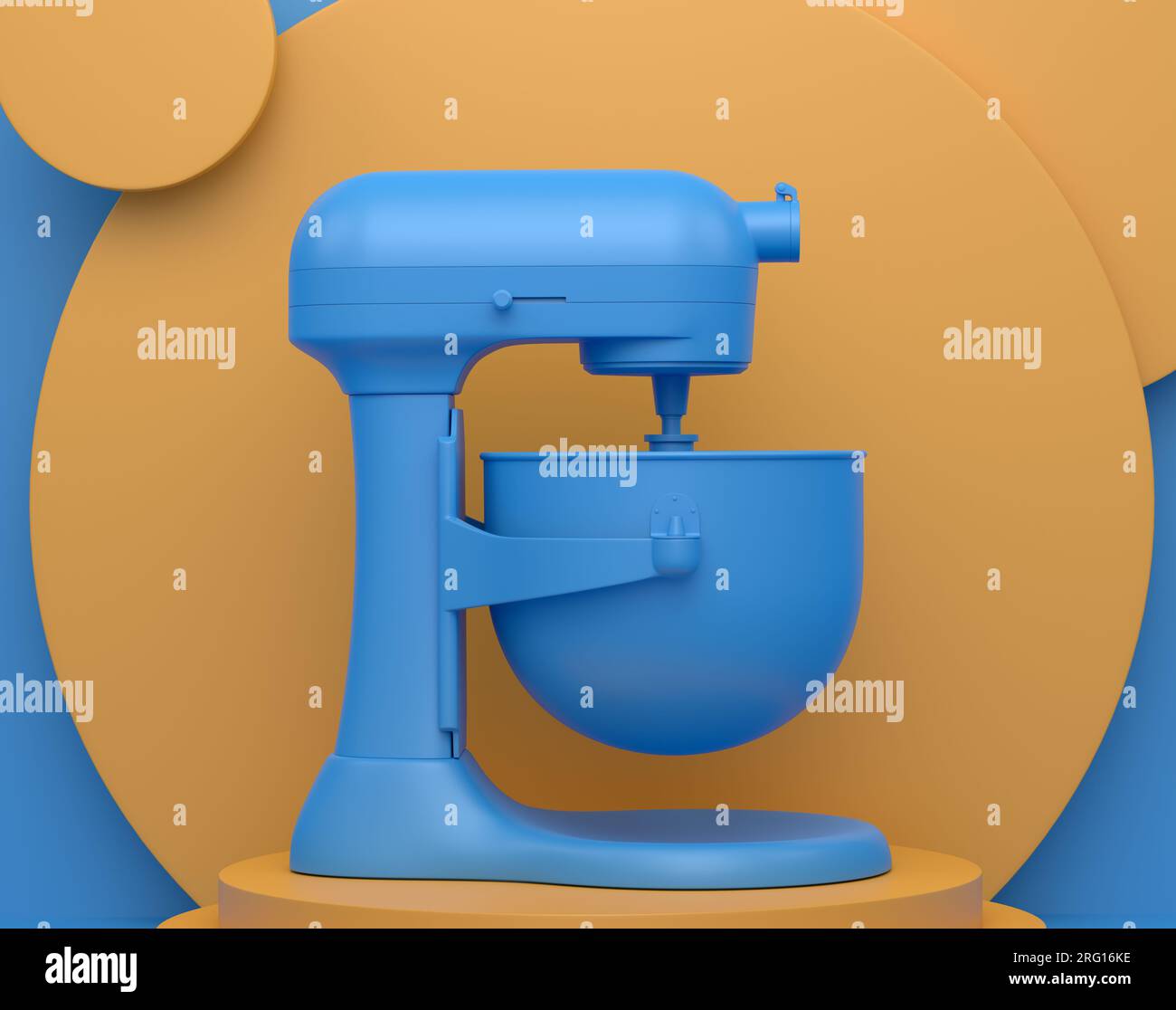 Abstract Scene Or Podium For Product Showcase With Blender On Monochrome Background 3d Render