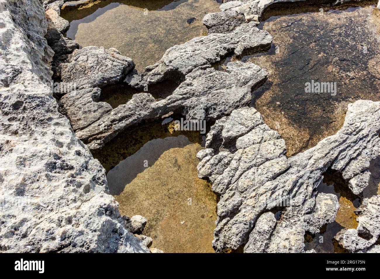 Travel close-up view, Gozo, Malta, stone wall background by the ...