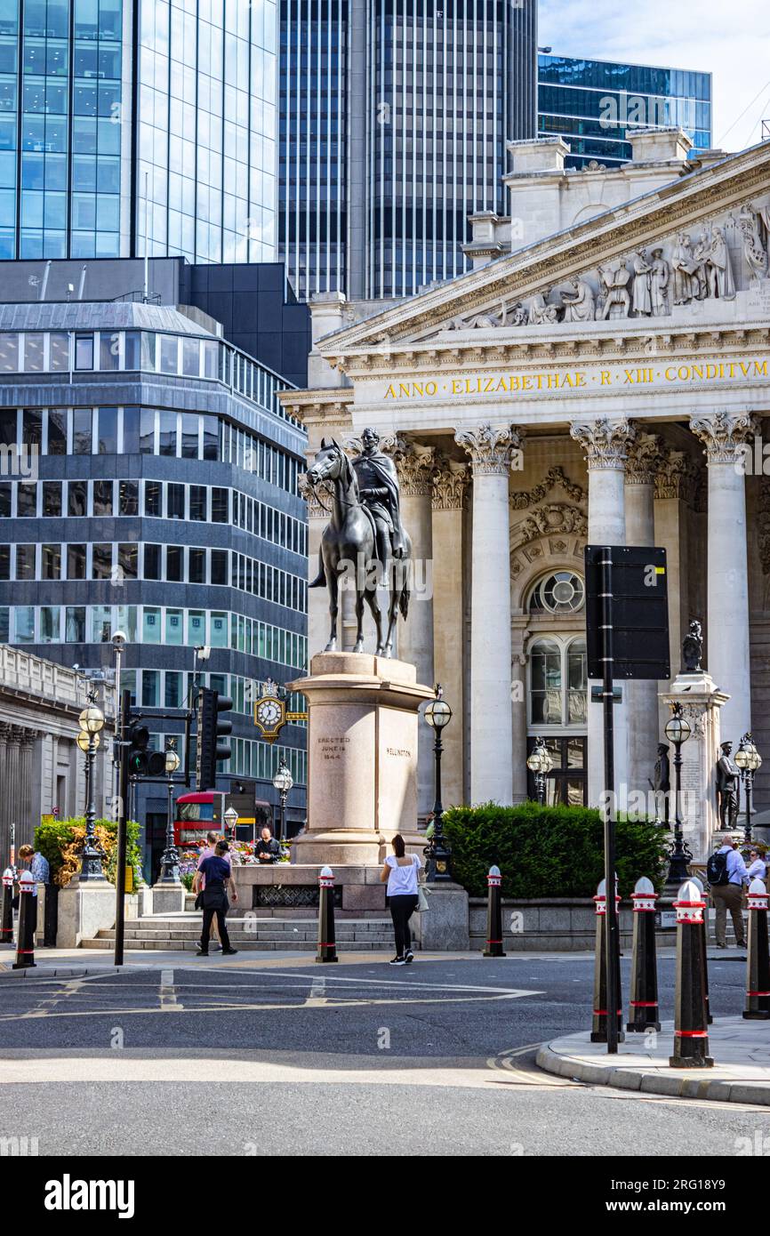 The Bank of England and skyline, City of London, United Kingdom Stock ...