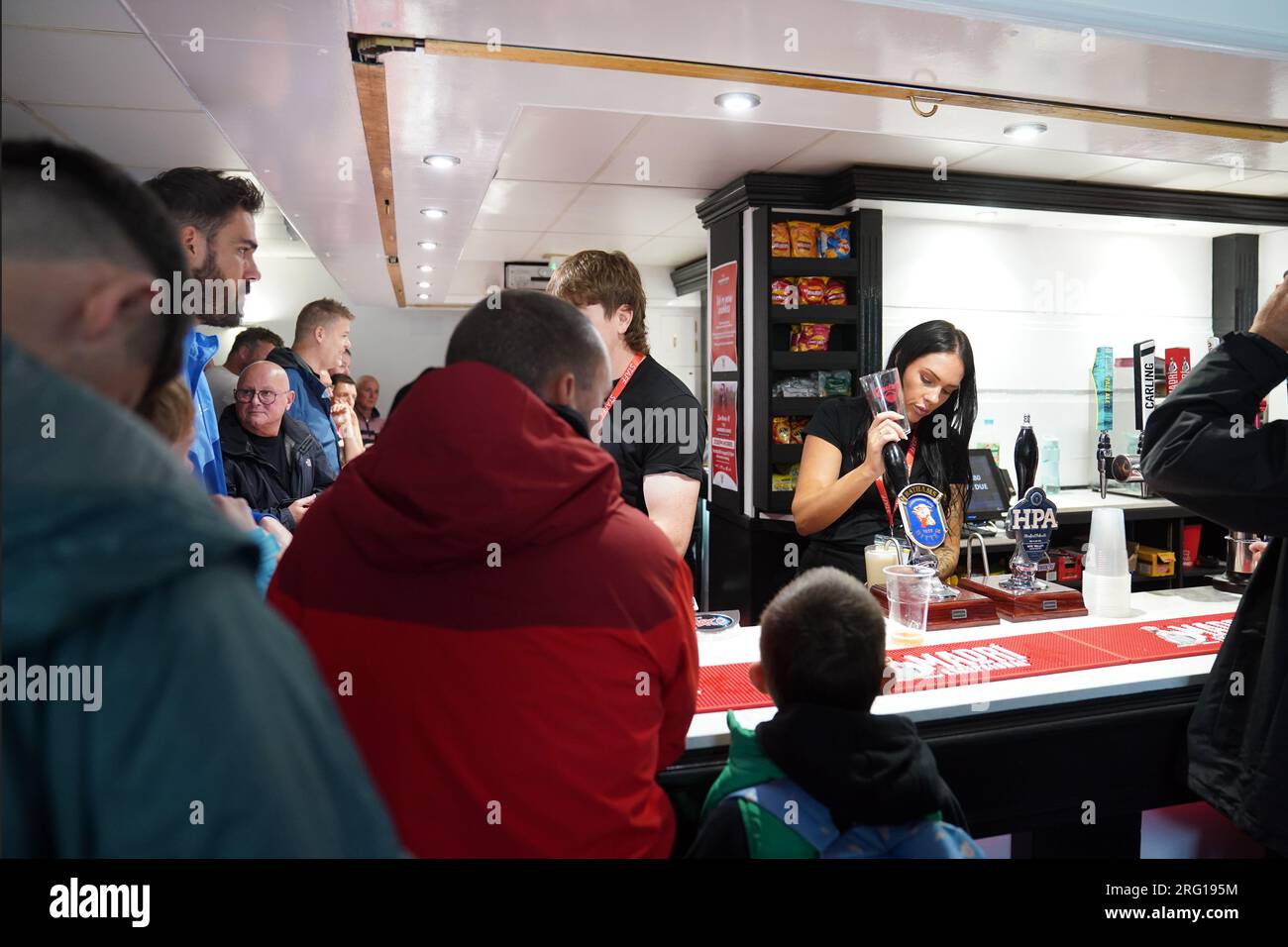 General view of the Harriers Arms at Aggborough Stadium, home of ...