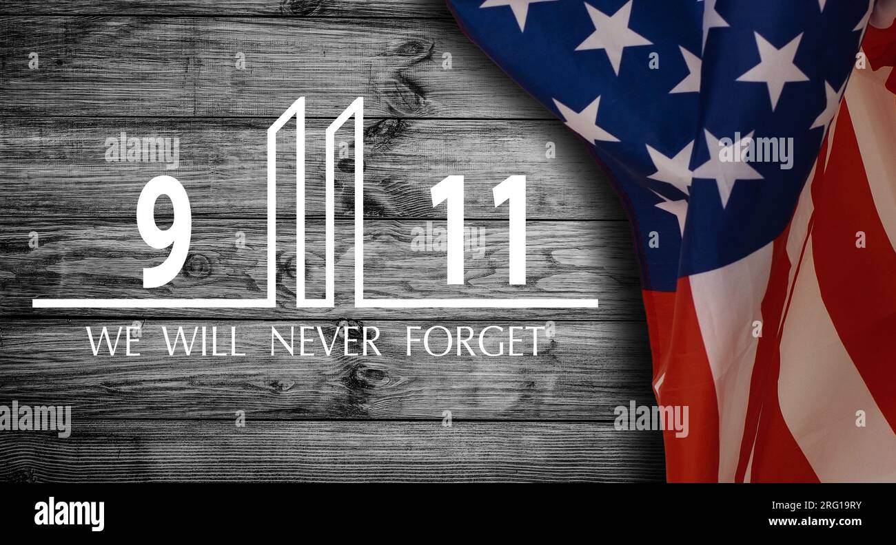 Never Forget the Fallen Patriot Day September 11 Stock Photo - Alamy
