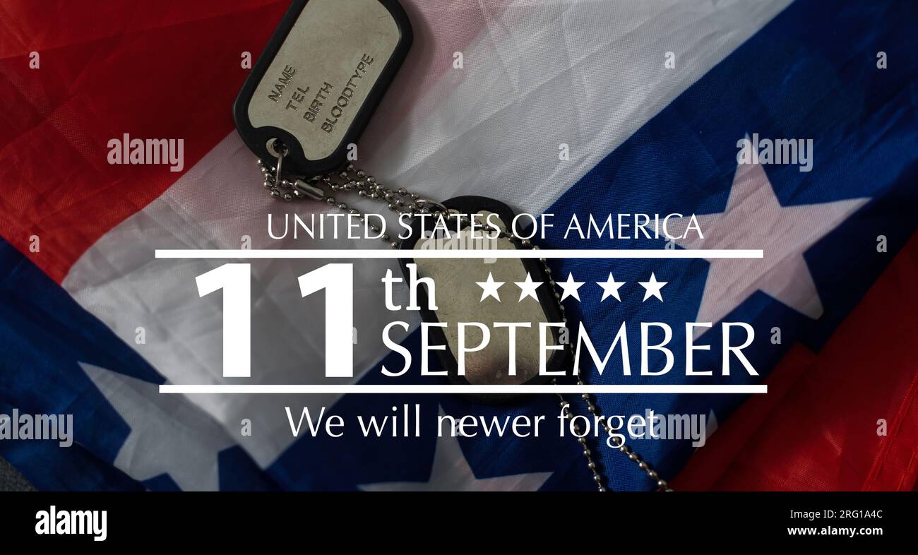 Patriot Day September 11 9 USA banner - United States flag or merican ...