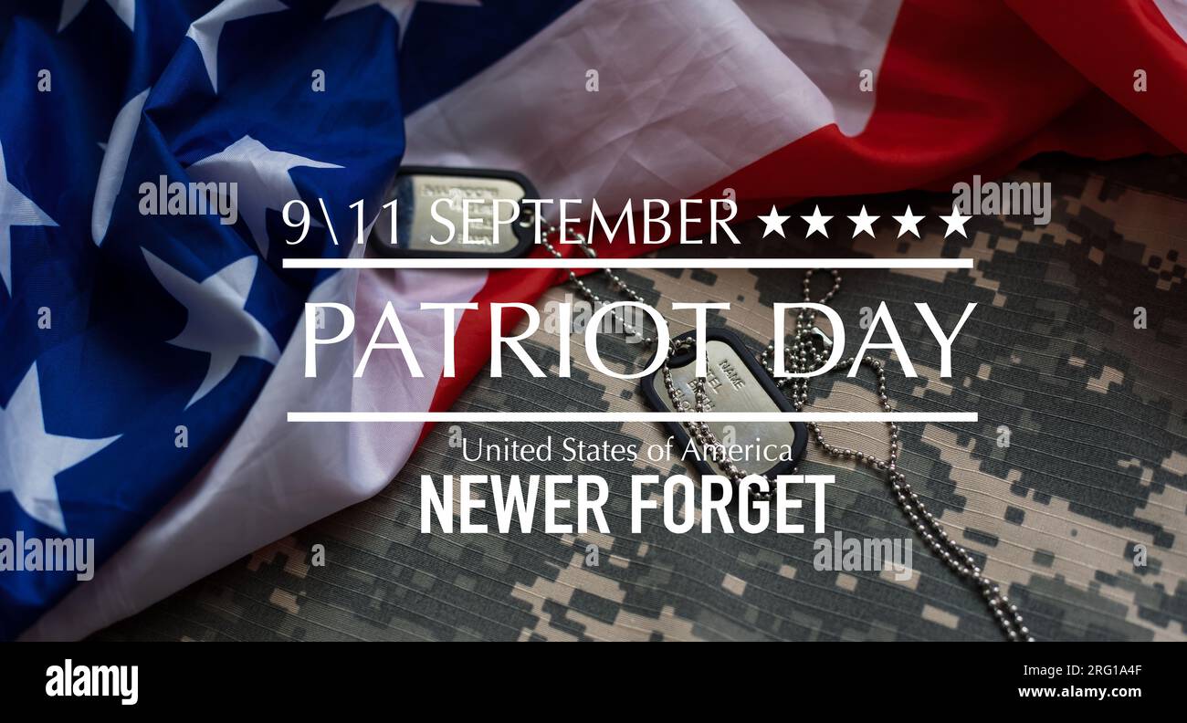 Patriot Day September 11 9 USA banner - United States flag or merican ...