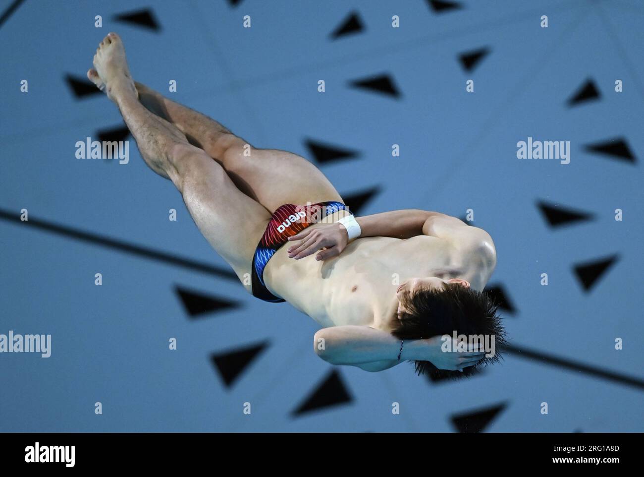 Chengdu, China's Sichuan Province. 7th Aug, 2023. Shin Jungwhi of South ...