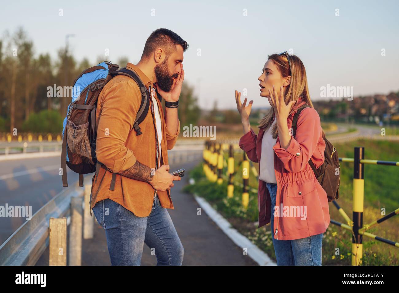 Angry tourists hi-res stock photography and images - Alamy