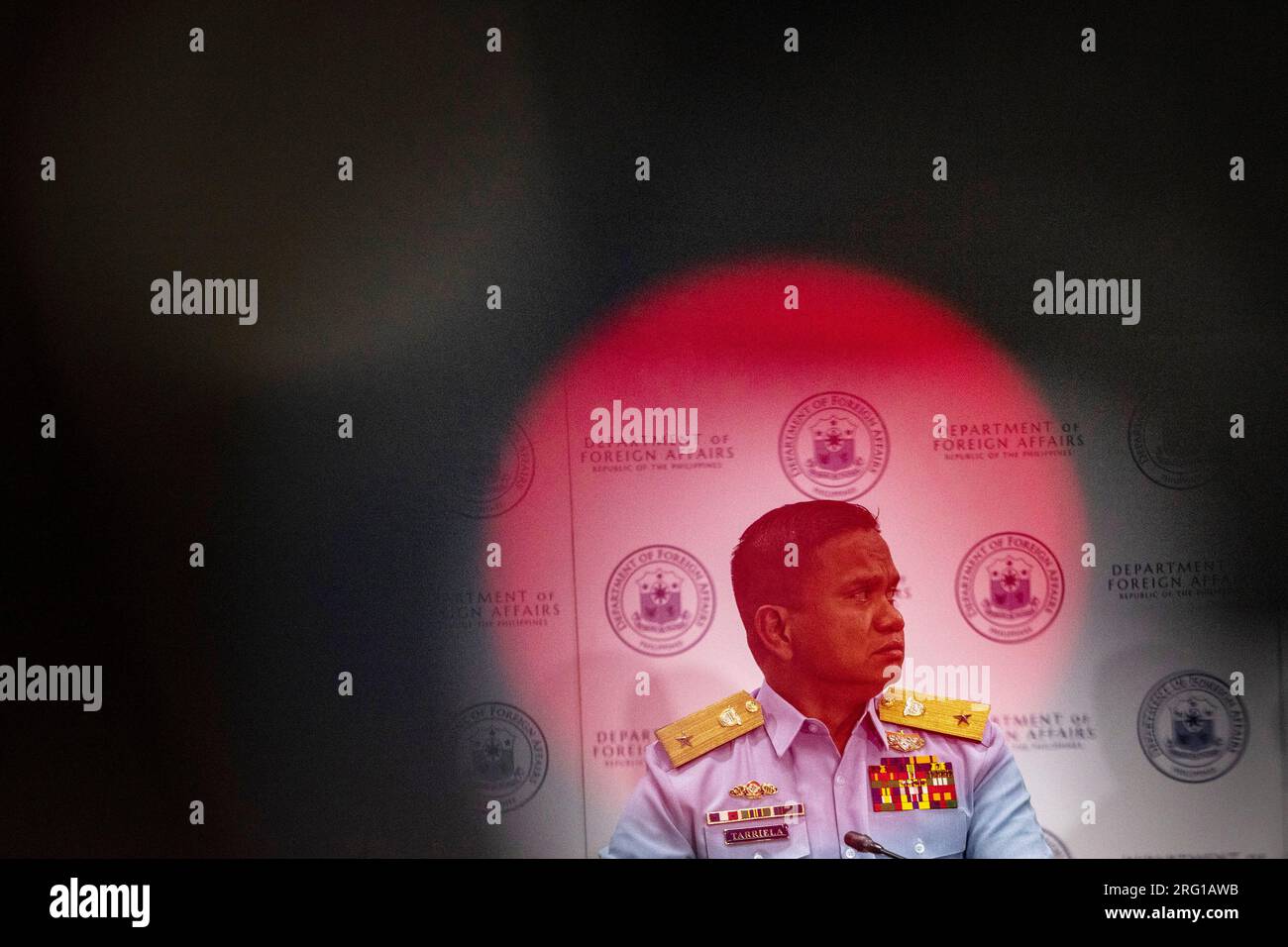 Commodore Jay Tarriela, Philippine Coast Guard spokesperson for the ...