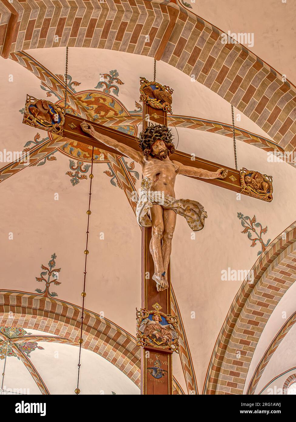 Crucified jesus in thorn crown hi-res stock photography and images - Alamy