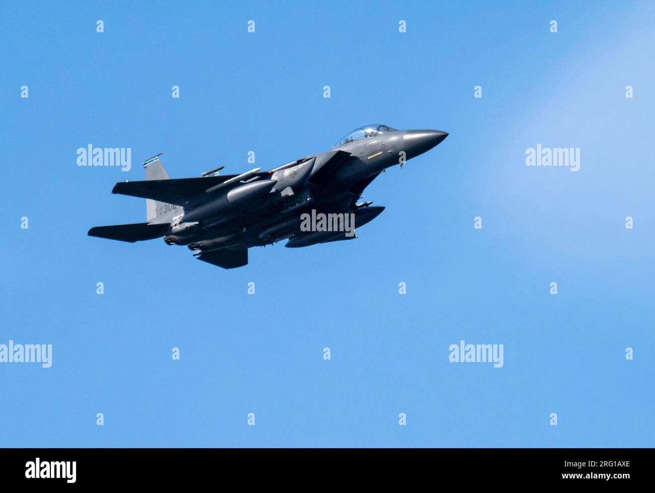 American F15 fighter jets practising low flying over Ambleside, Lake ...