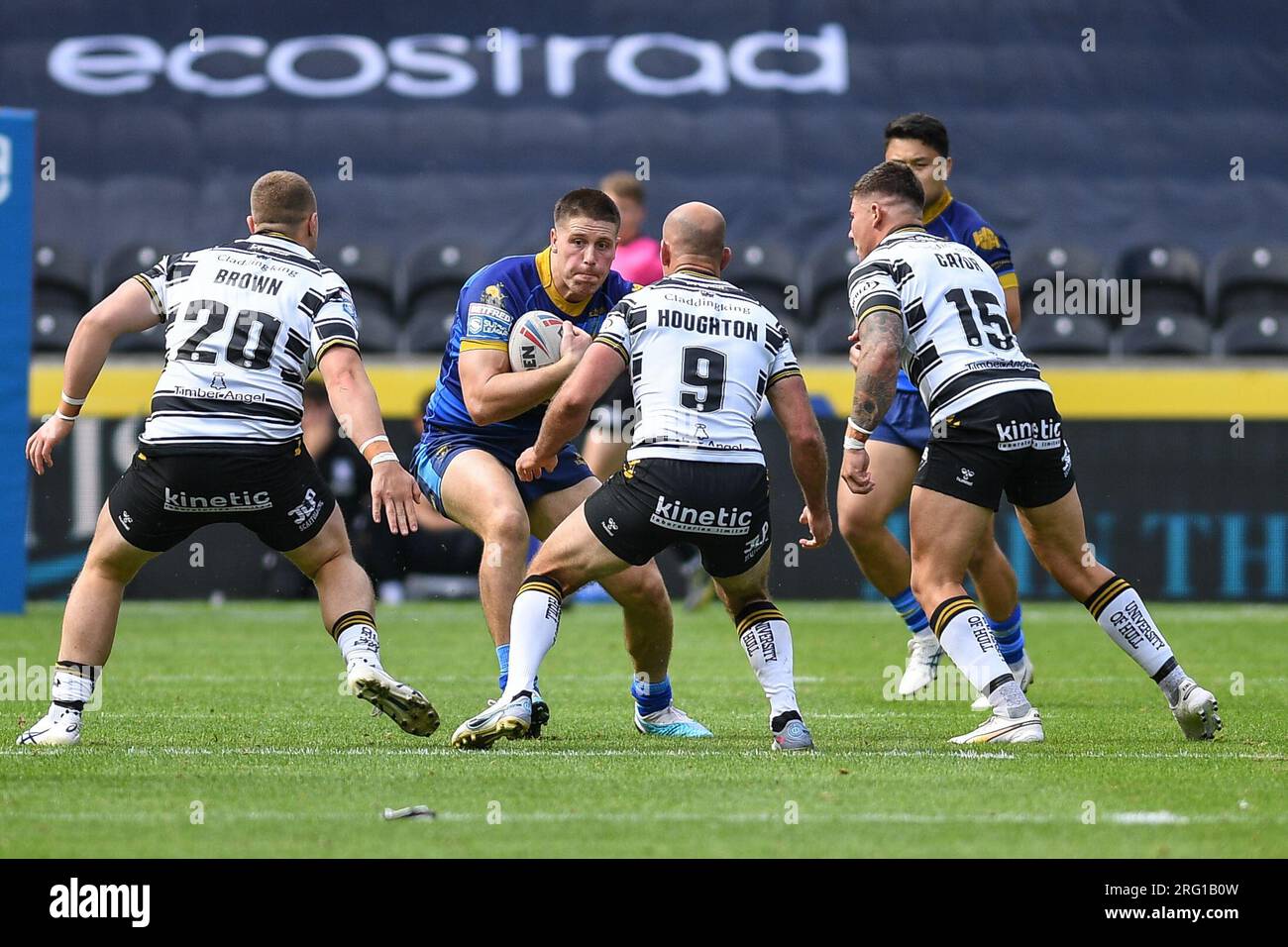 Kingston upon Hull, England - 6th August 2023 Wakefield Trinity's Tom ...