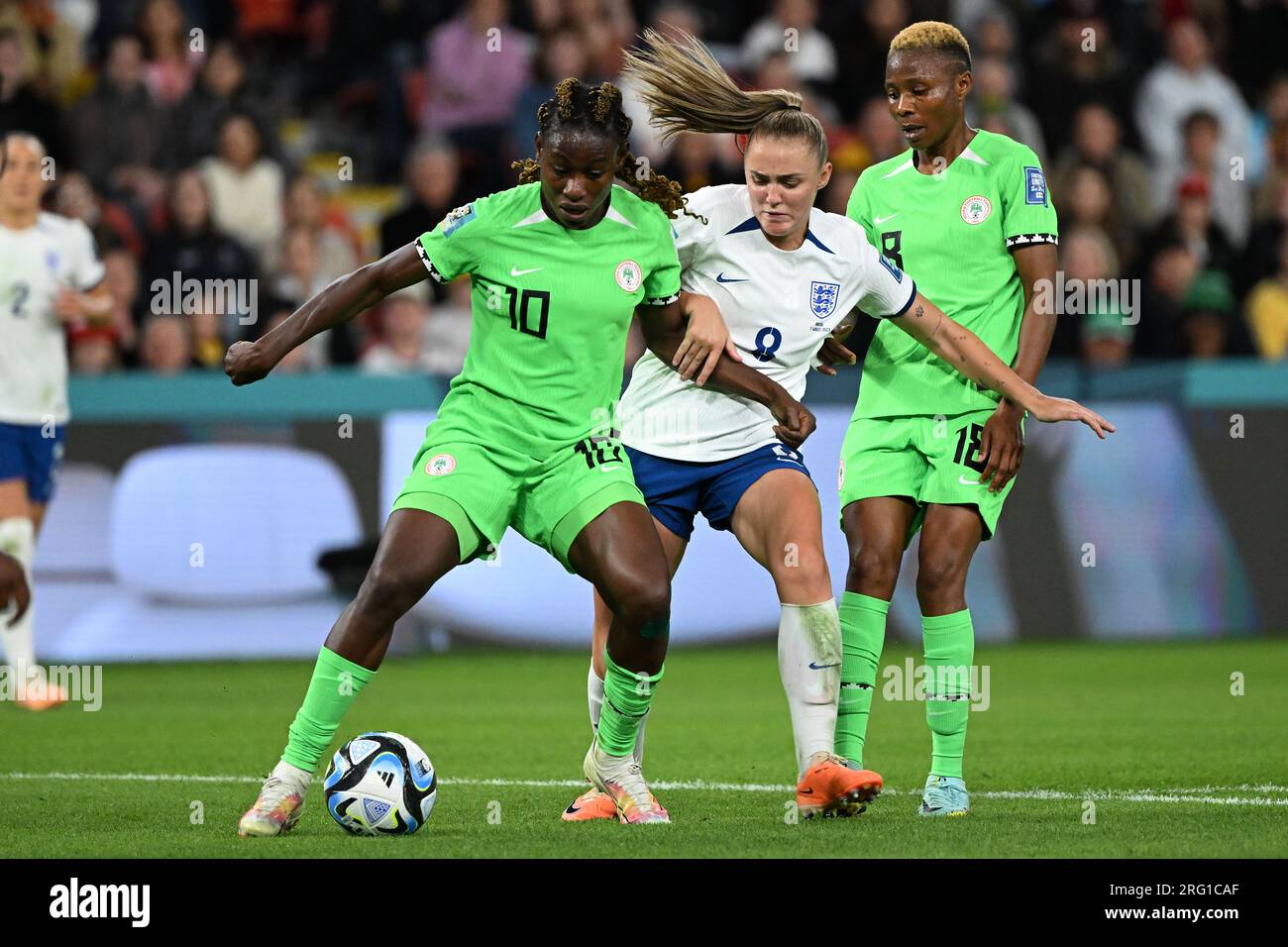 Brisbane, Australia. 07th Aug, 2023. (L-R) Christy Ucheibe of Nigeria ...