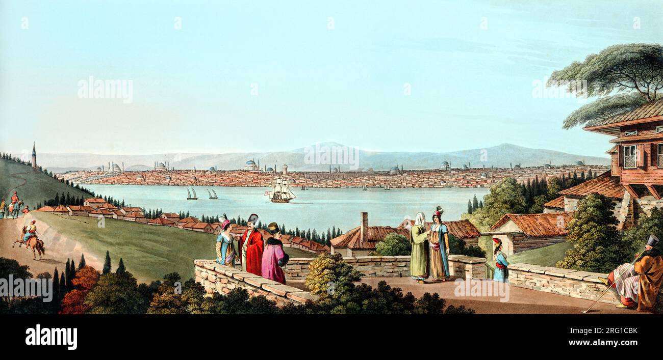 View of Constantinople from Views in the Ottoman Dominions, in Europe ...