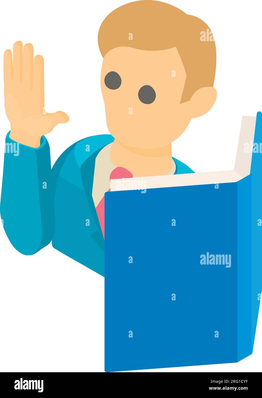 Electoral campaign icon isometric vector. Male election candidate and ...
