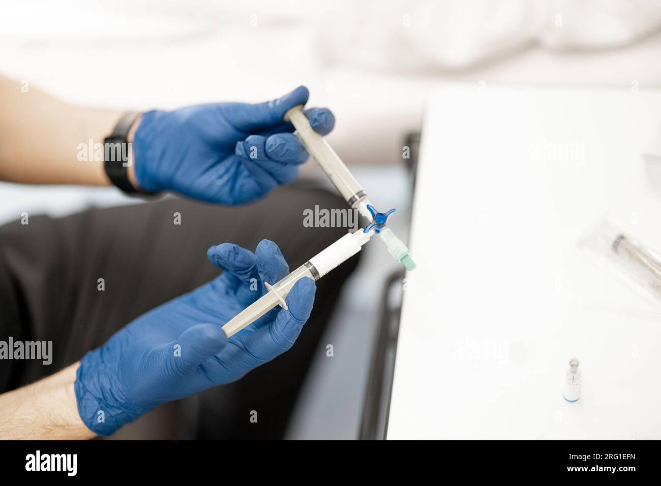 Varicose vein injection hi-res stock photography and images - Alamy