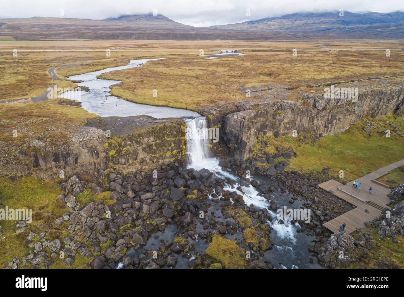 Pingvellir aerial hi-res stock photography and images - Alamy