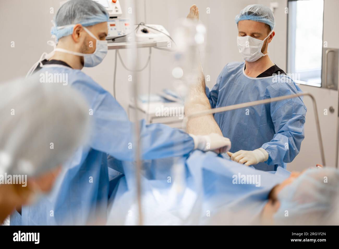 Preparation for surgical operation Stock Photo - Alamy