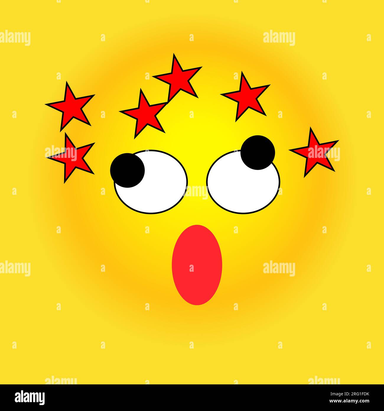 Smile, stickers with emotions. Vector illustration for printing on ...