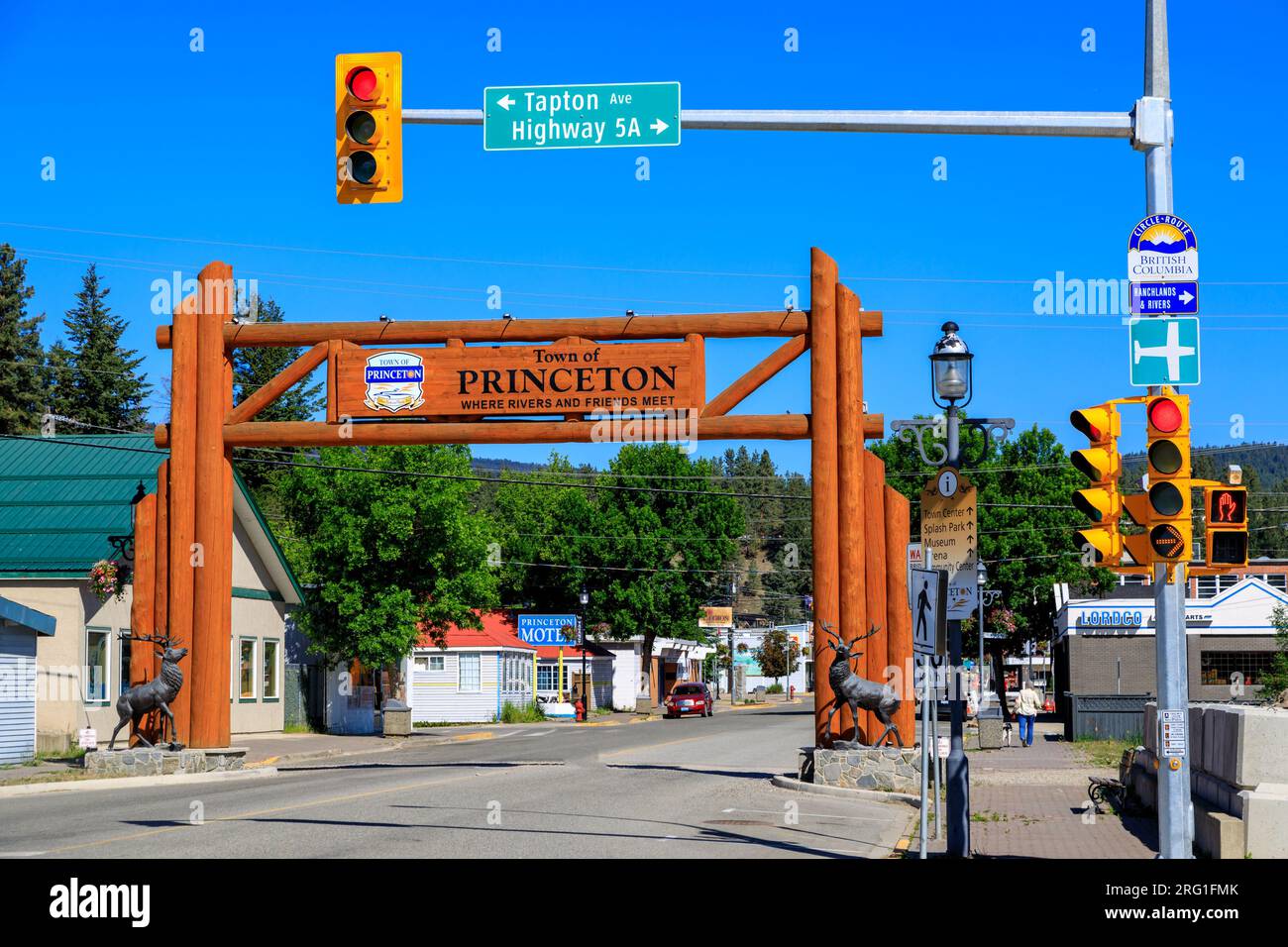 Welcome to princeton sign hi-res stock photography and images - Alamy