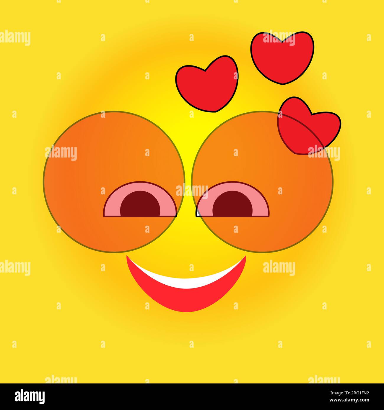 Smile, stickers with emotions. Vector illustration for printing on ...
