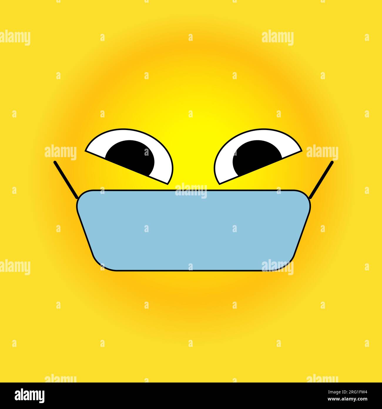 Smile, stickers with emotions. Vector illustration for printing on ...