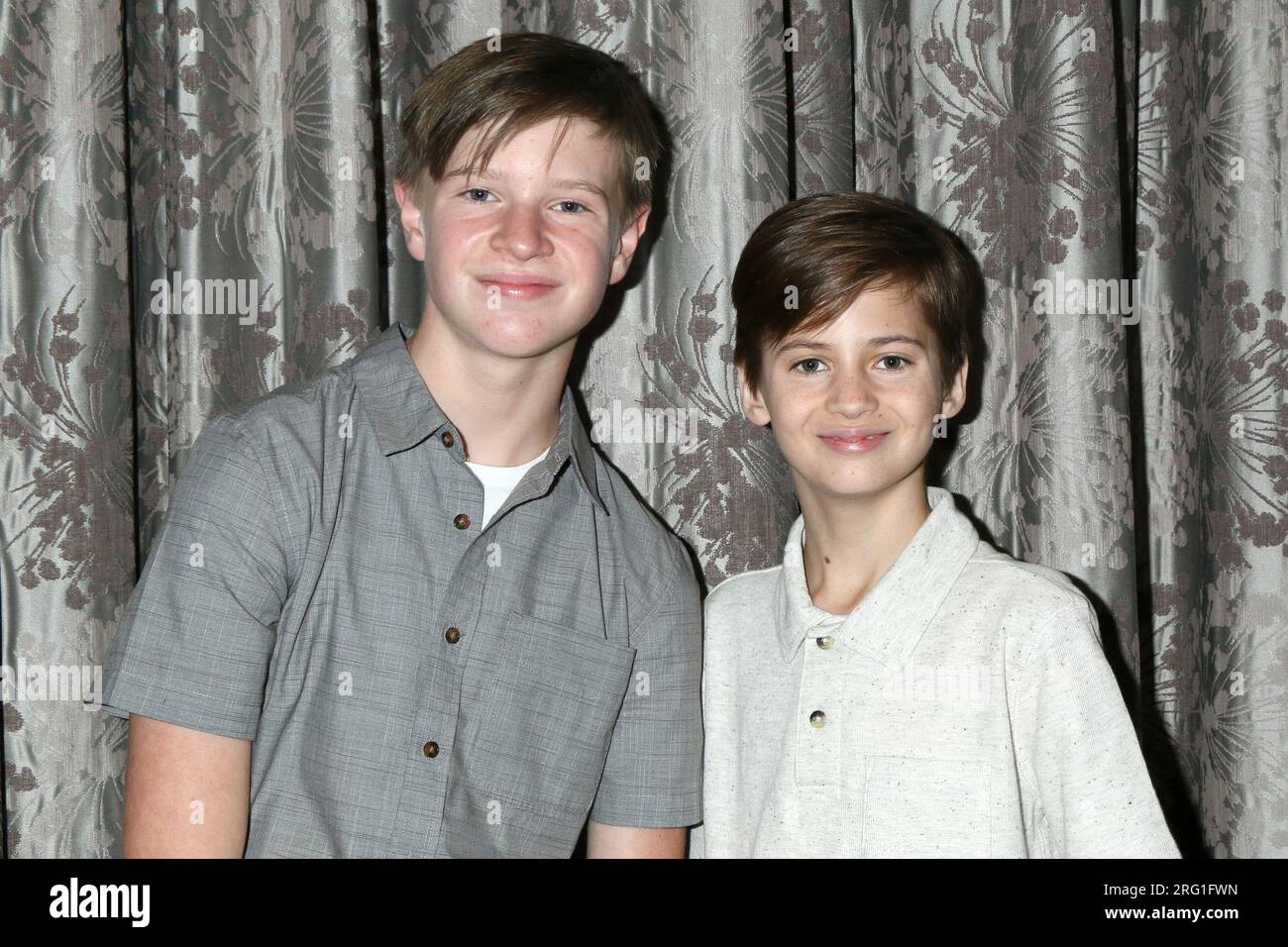 Burbank, USA. 05th Aug, 2023. LOS ANGELES - AUG 5: Judah Mackey, Paxton Mishkind at The Young ...