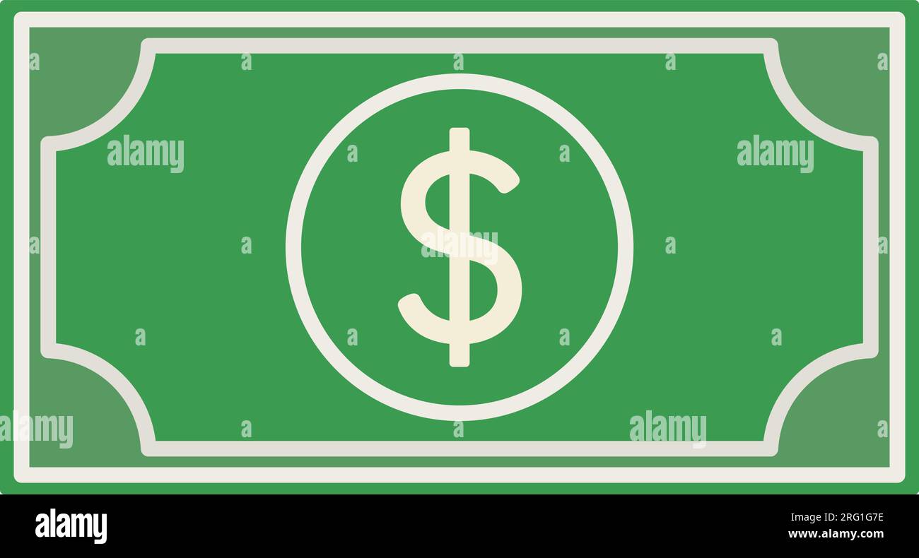 Dollar Bill Icon Vector