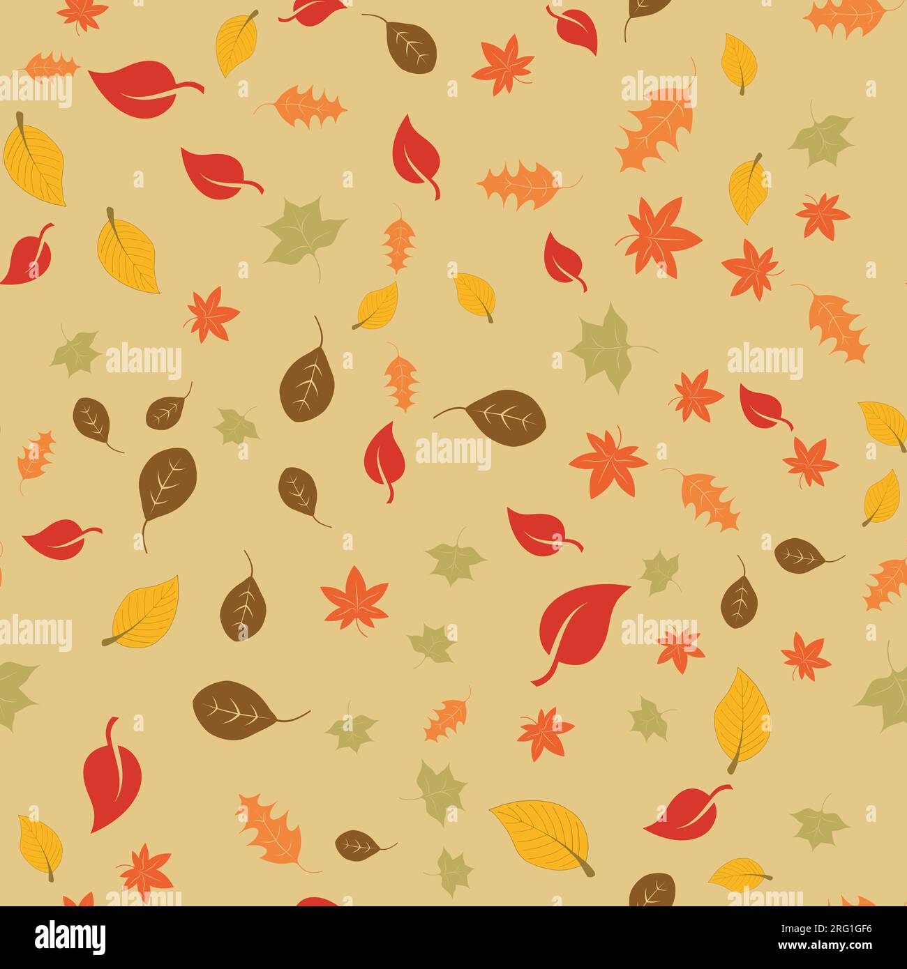 Autumn seamless background for fabric, paper and WEB Stock Vector Image ...