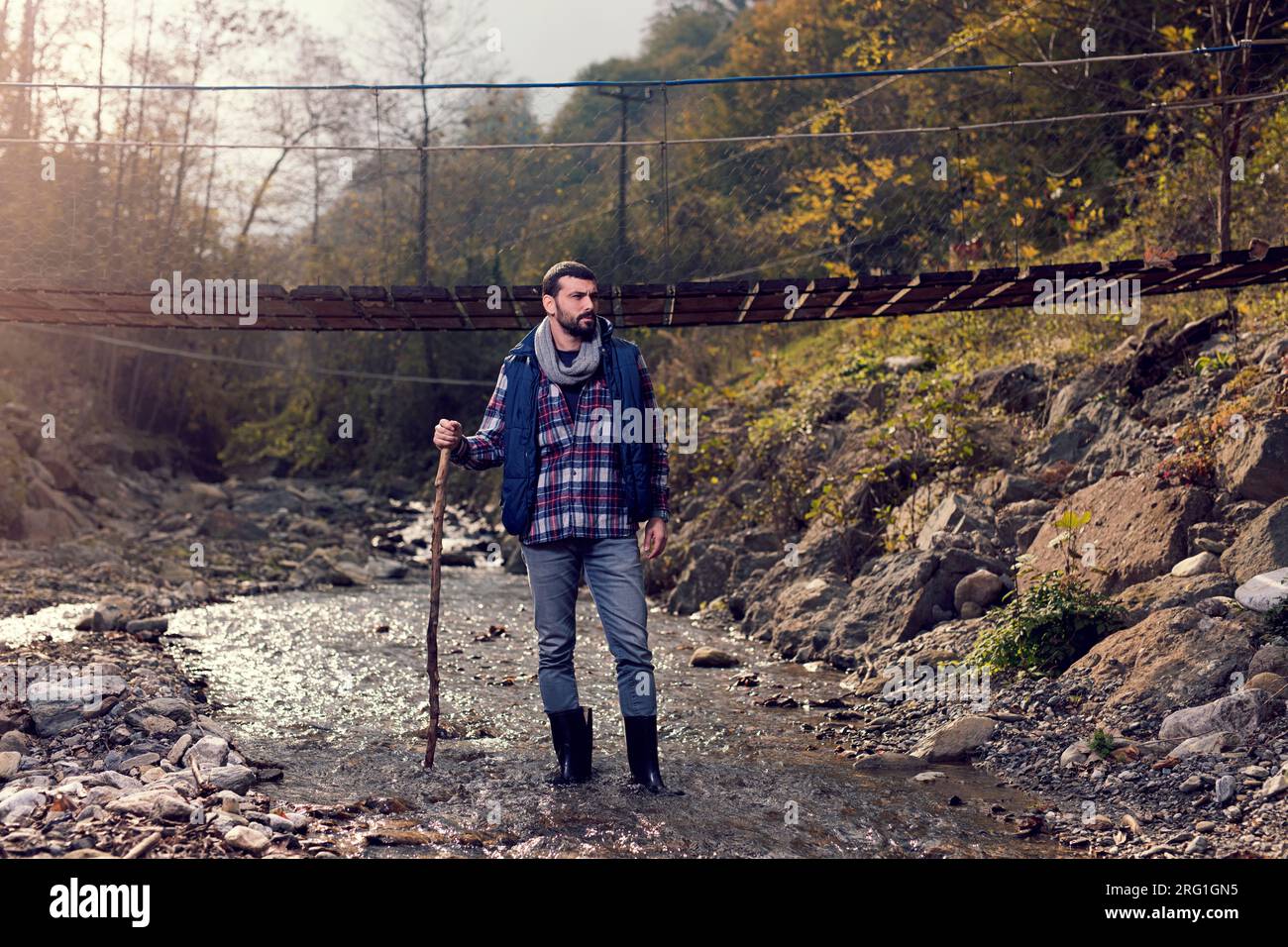 Handsome middle aged man walking hi-res stock photography and images ...