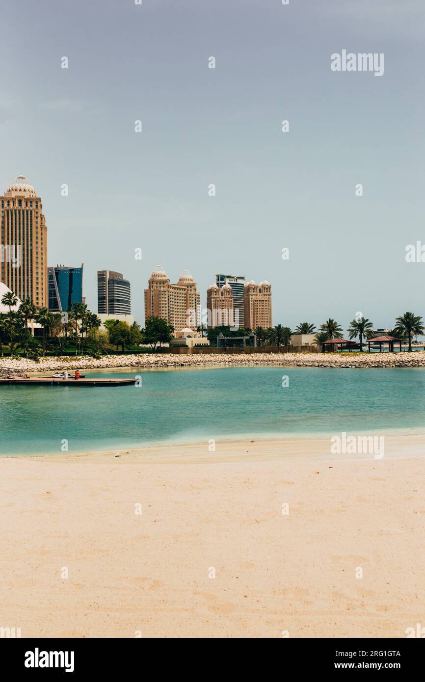 Beach in Doha Stock Photo - Alamy