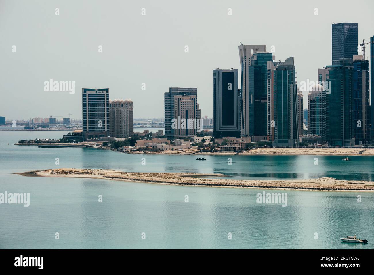 Beautiful view sea doha hi-res stock photography and images - Alamy