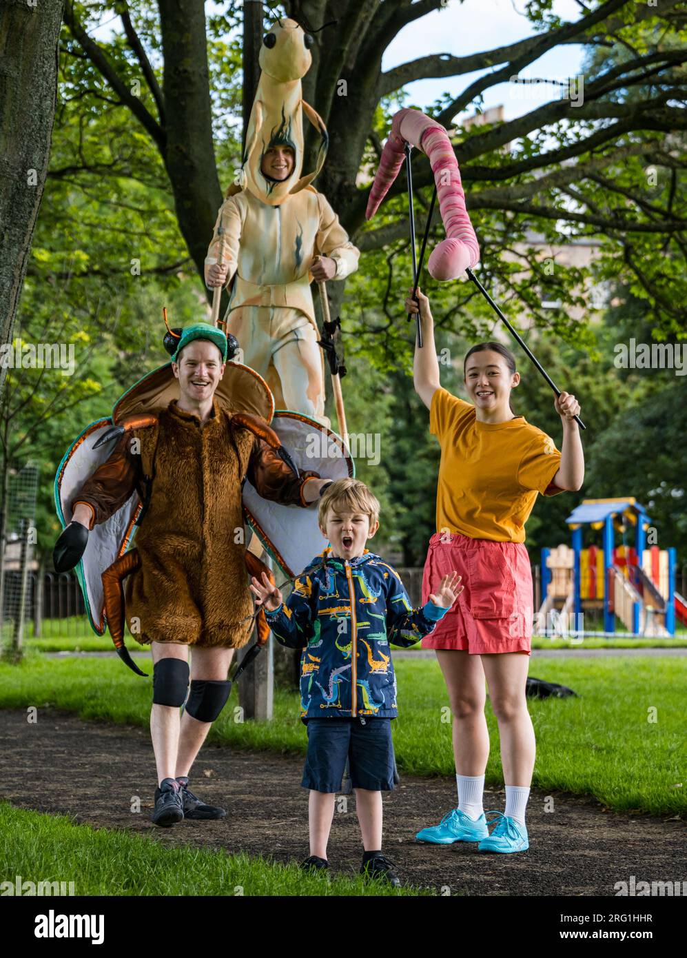 The Meadows, Edinburgh, Scotland, UK, 07 August 2023. Beetles at ...