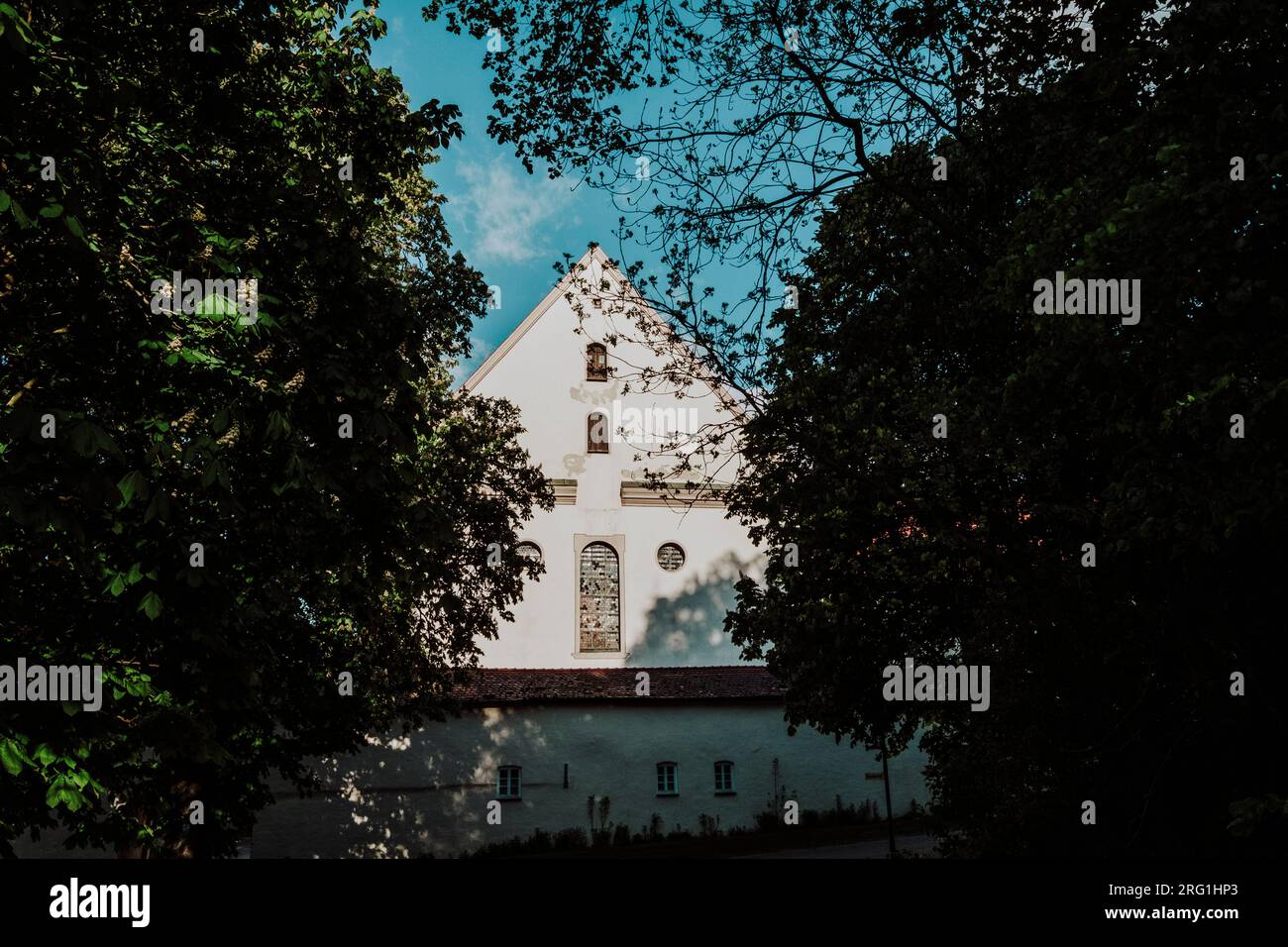 Old church in a medieval town in Germany Stock Photo - Alamy