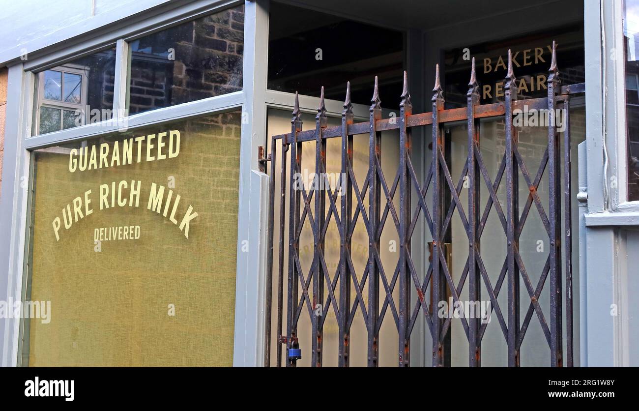 Guaranteed ,Pure Rich milk, delivered from the dairy / bakery, 34 Town ...