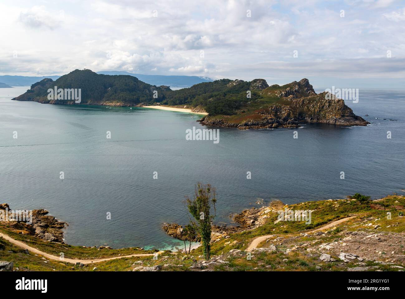 Saint Martin or South island, Cies Islands, Atlantic Islands Galicia Maritime Terrestrial ...