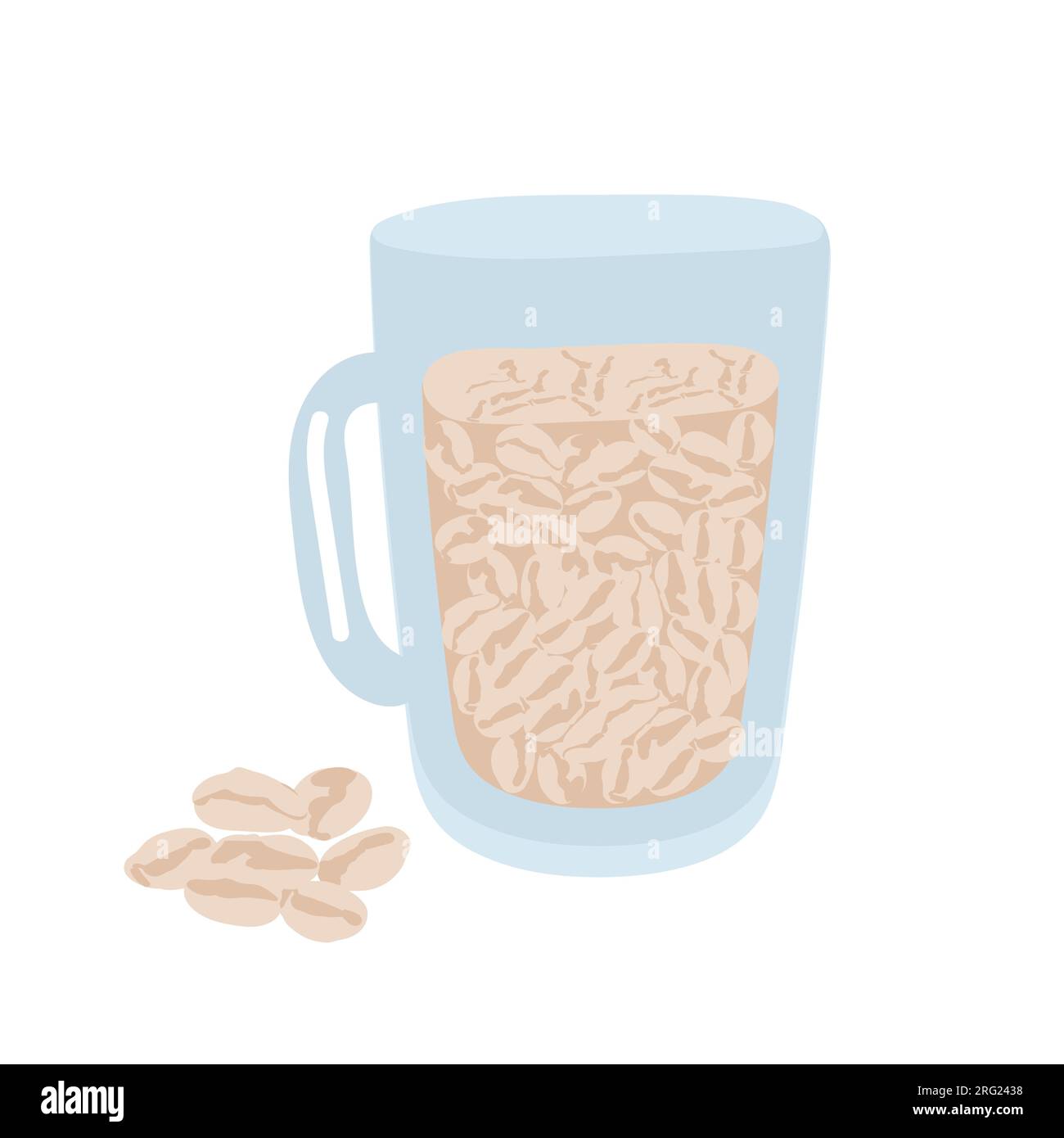 Wheat bowl flakes Stock Vector Images - Alamy