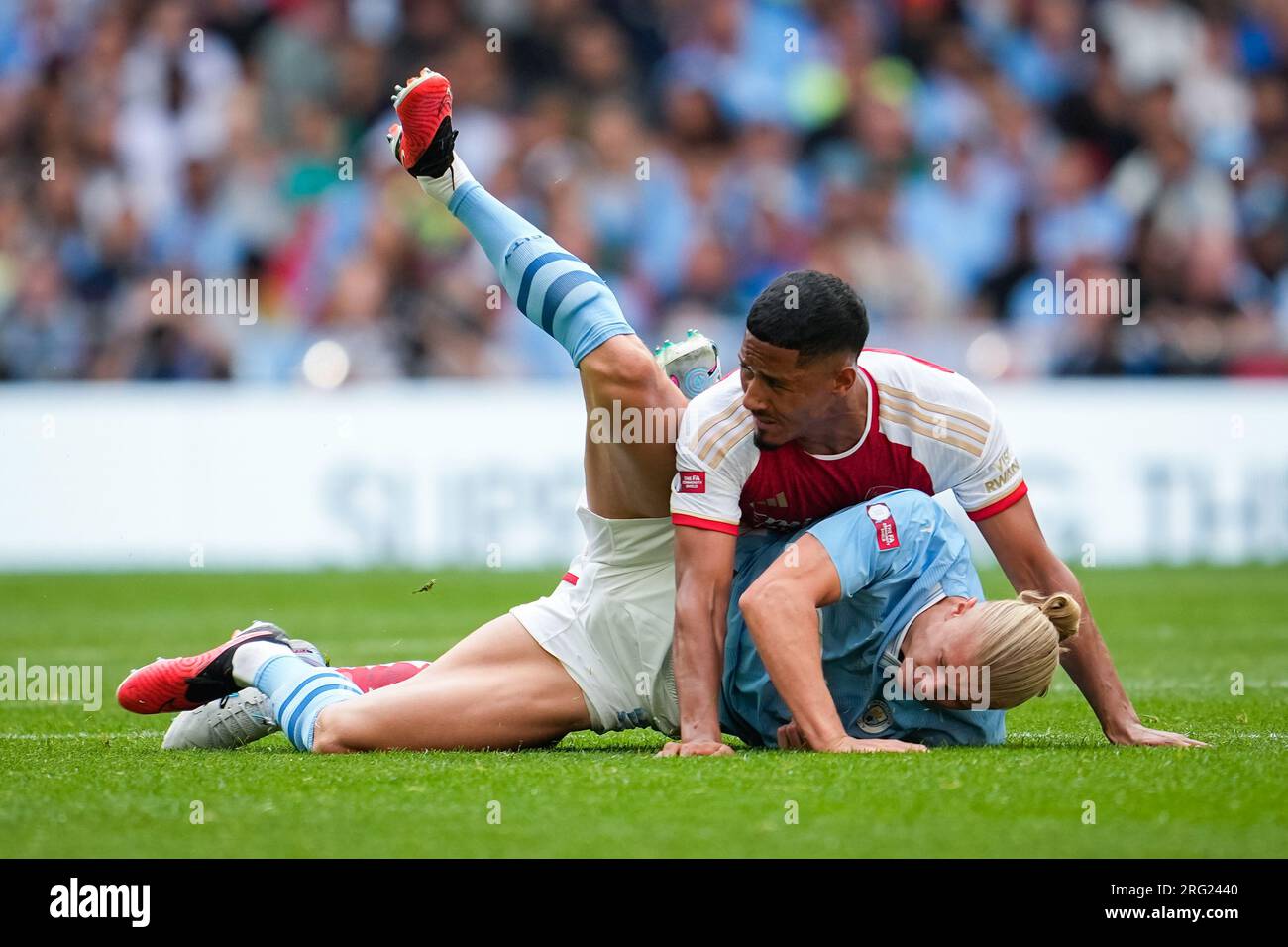 Erling haaland city arsenal hi-res stock photography and images - Alamy
