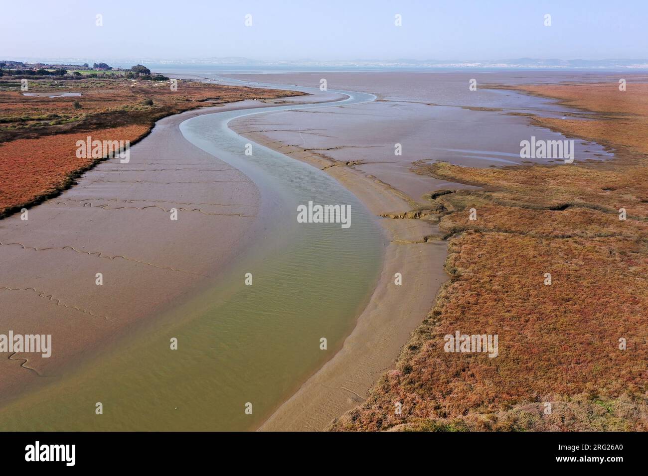 During low tide in the Taque Stock Photo - Alamy