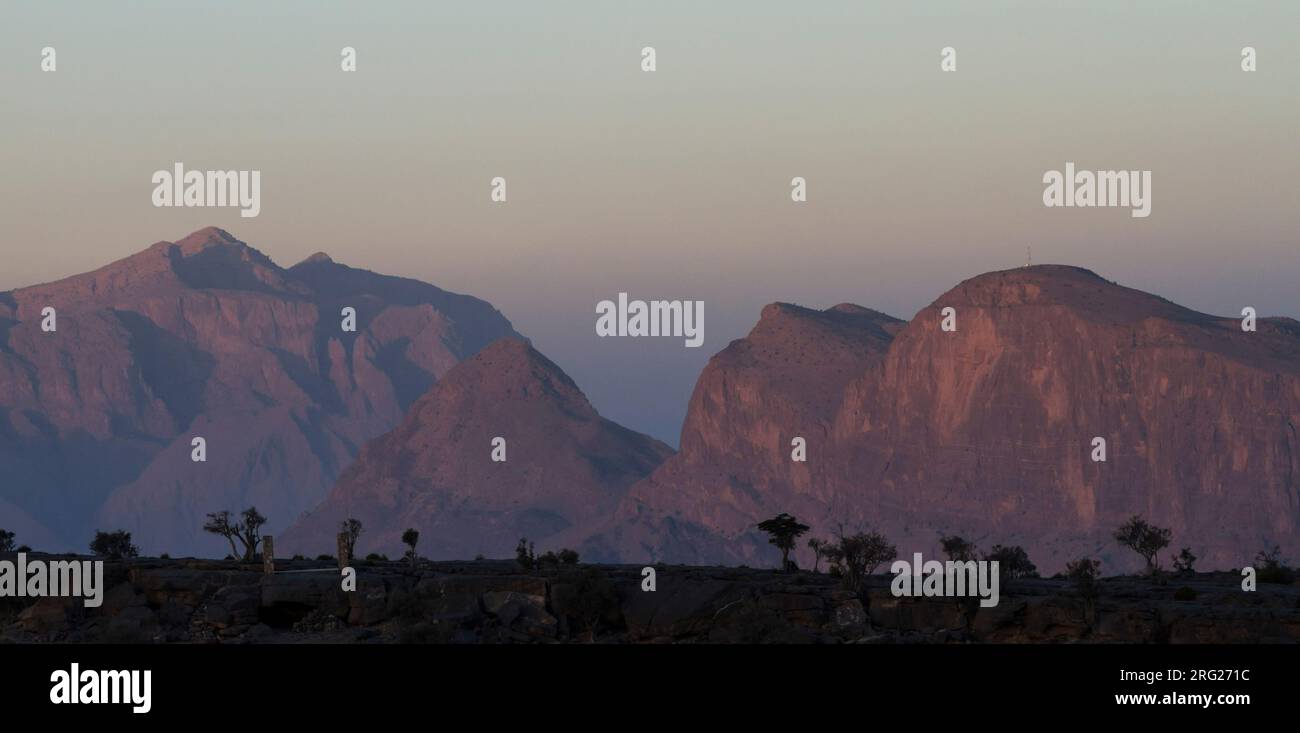 Landscape Jabal Shams, Oman Stock Photo - Alamy