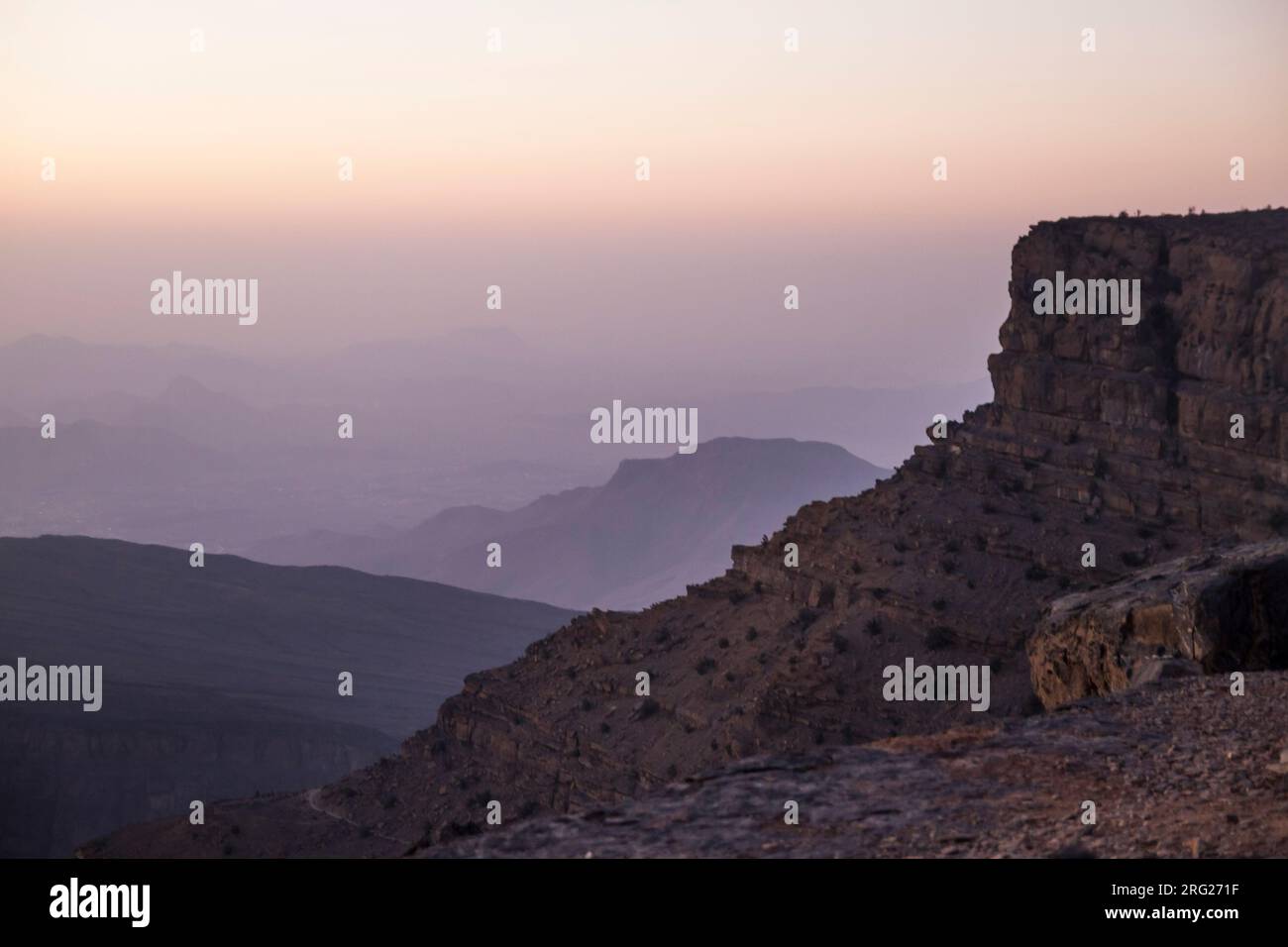 Landscape Jabal Shams, Oman Stock Photo - Alamy