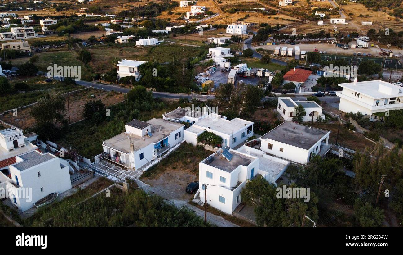 Aerial view, Drone photography, Andros, Andros island, Greece, Southern ...