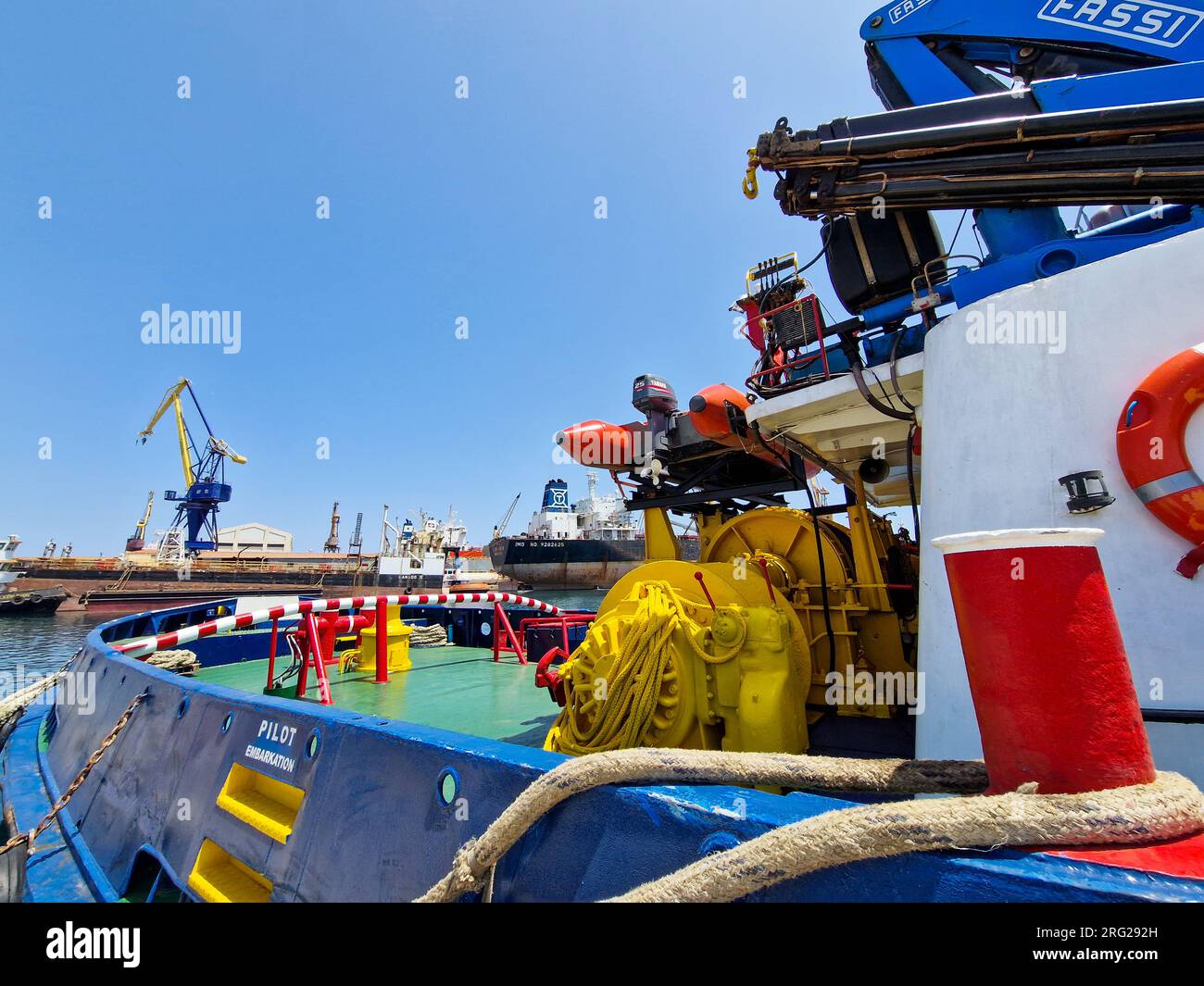 ONEX Syros shipyard, Ermopouli, Syros island, Greece, Southern Europe ...