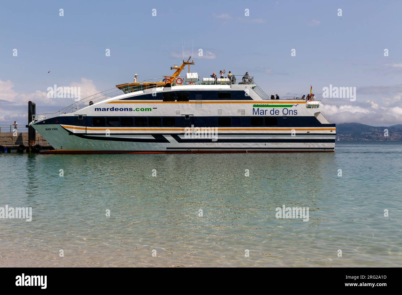 Mar de Ons ferry boat, Cies Islands, Atlantic Islands Galicia Maritime ...