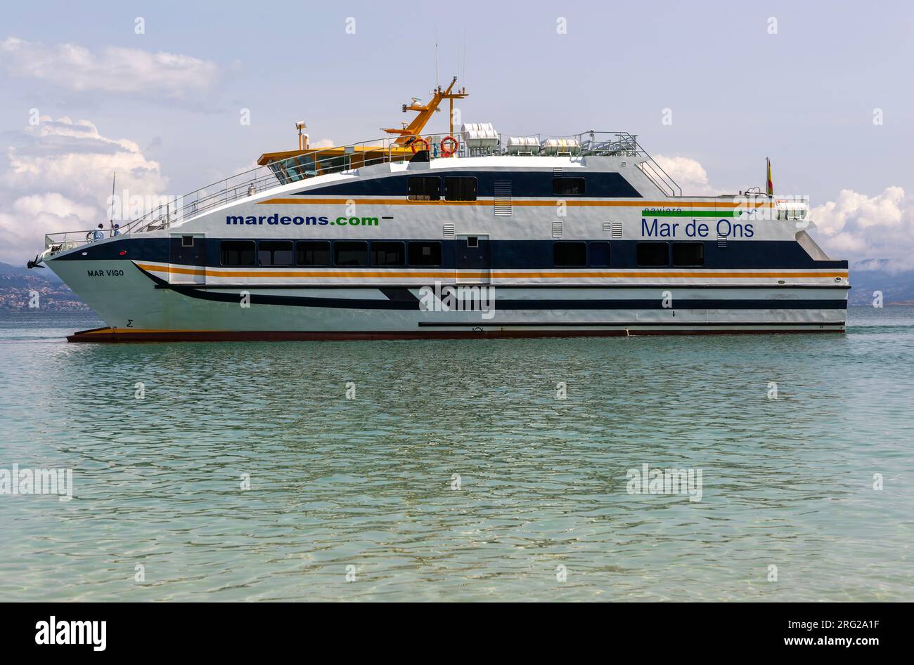 Mar de Ons ferry boat, Cies Islands, Atlantic Islands Galicia Maritime ...