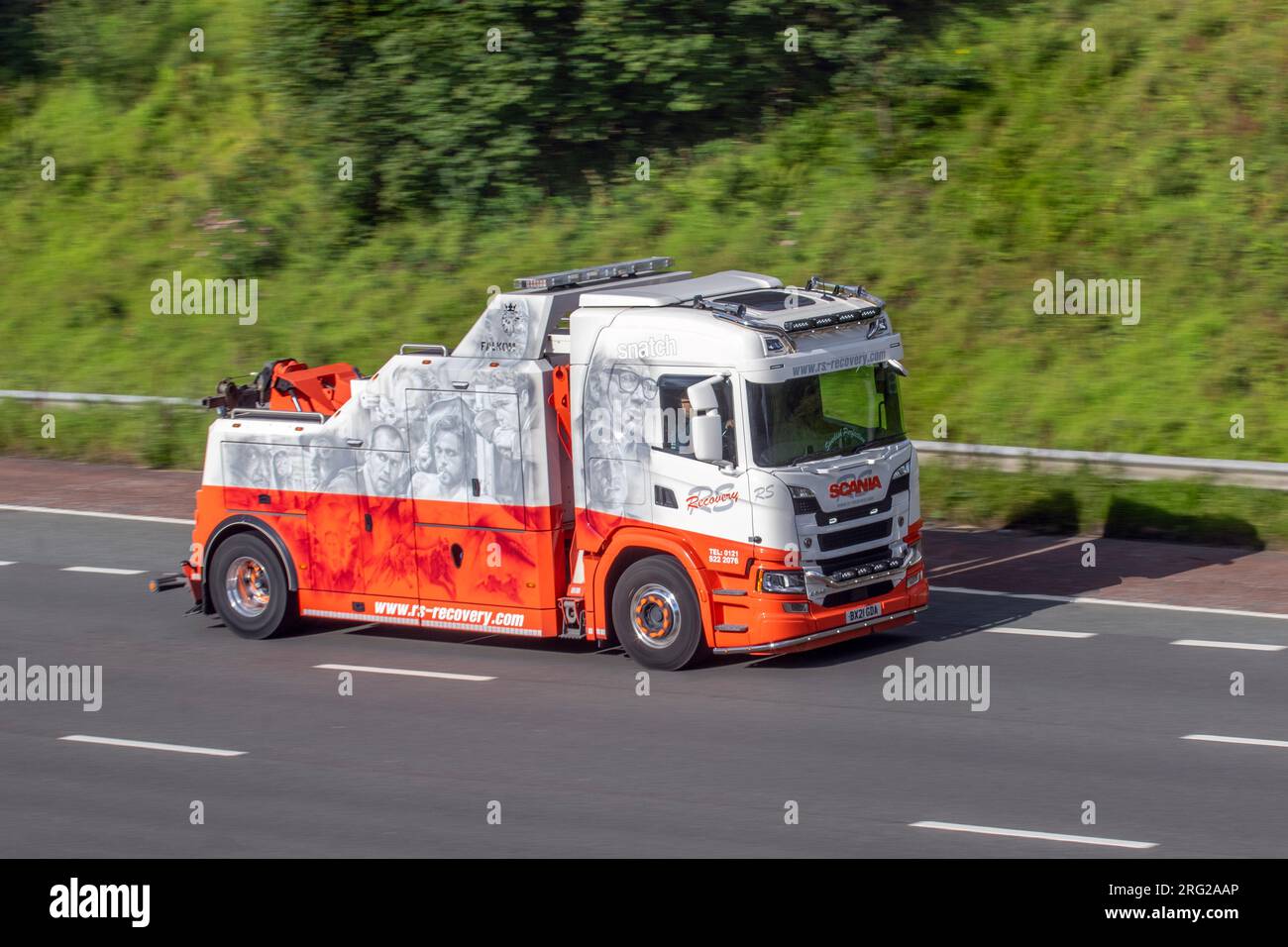 Snatch Film characters illustration, on Rs Recovery Ltd Scania G Series ...