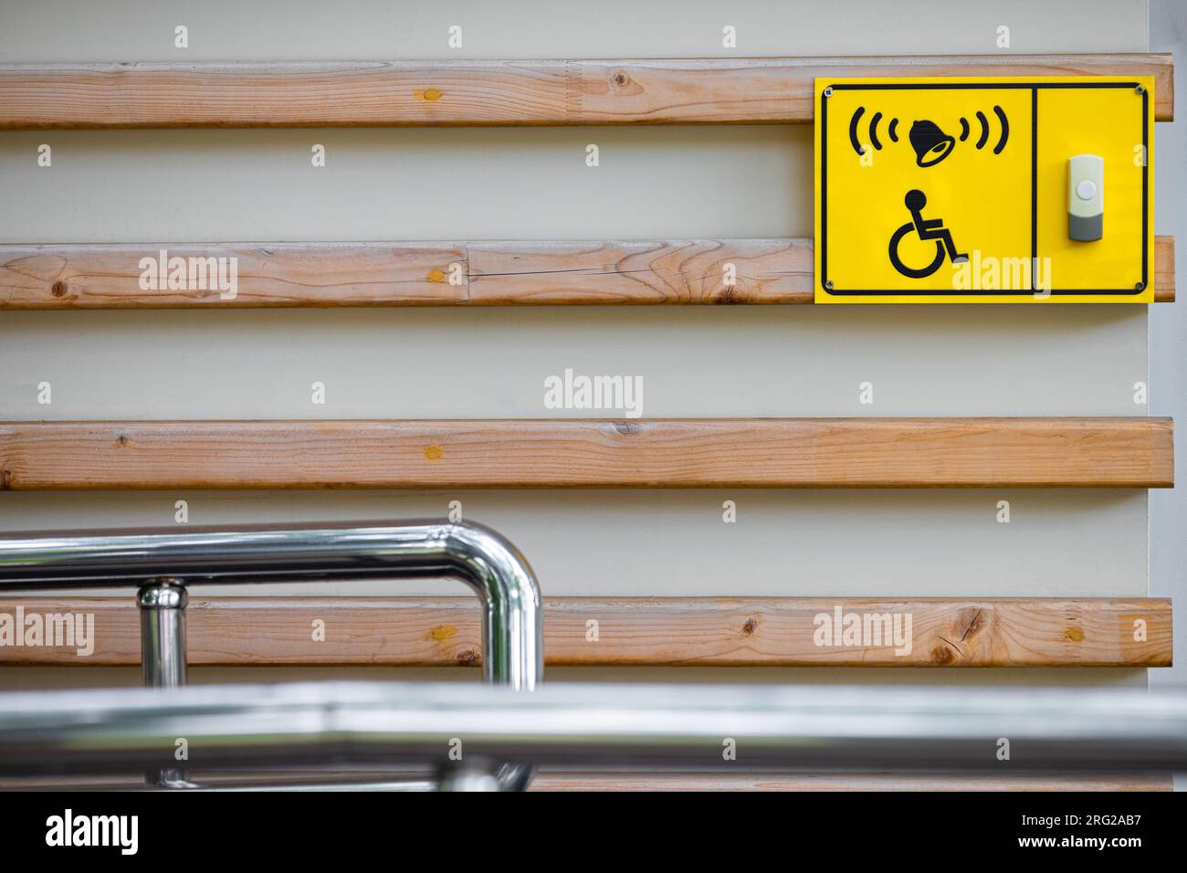 Wheelchair ramp call button hi-res stock photography and images - Alamy