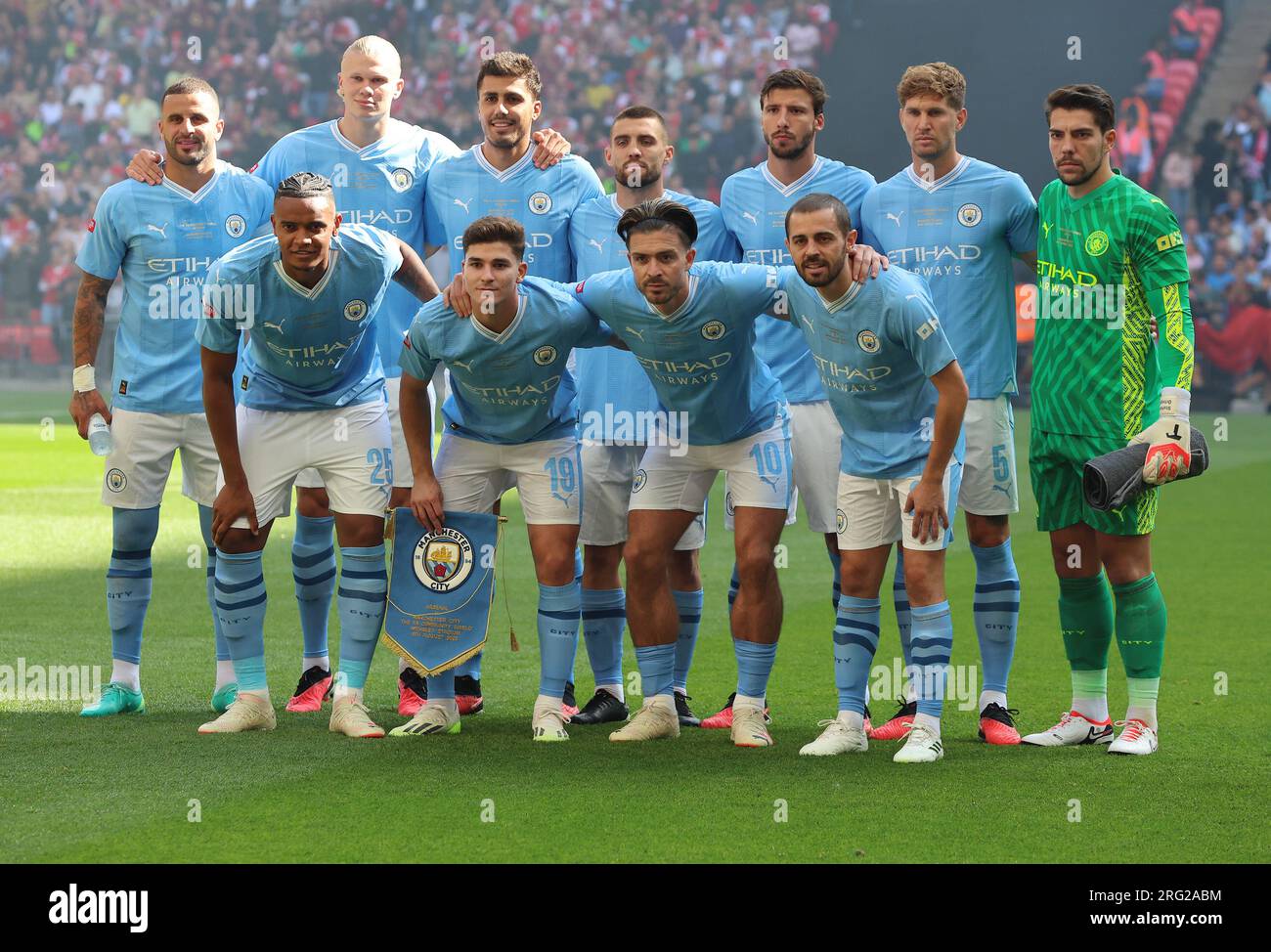 Erling haaland man city 2023 hi-res stock photography and images - Alamy