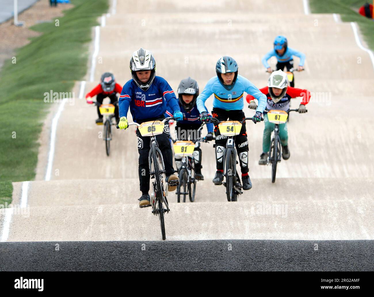Great Britain's Jack Devine (front left) in action in the heat 2 of the ...