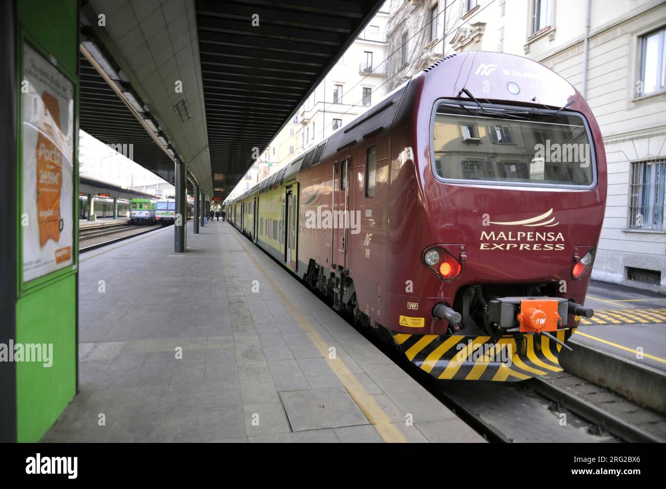 - Ferrovie Nord Milano, Cadorna station, Malpensa Express train ...