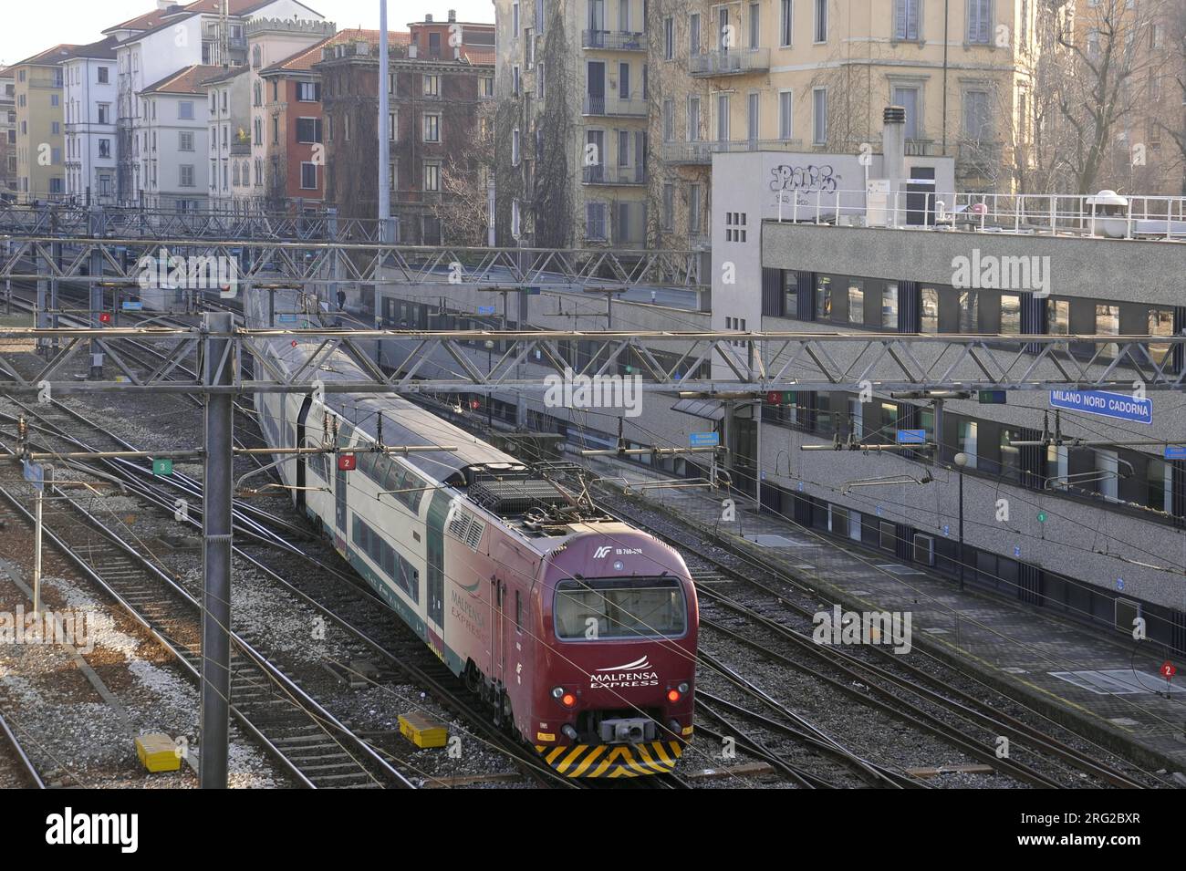 - Ferrovie Nord Milano, Cadorna station, Malpensa Express train ...