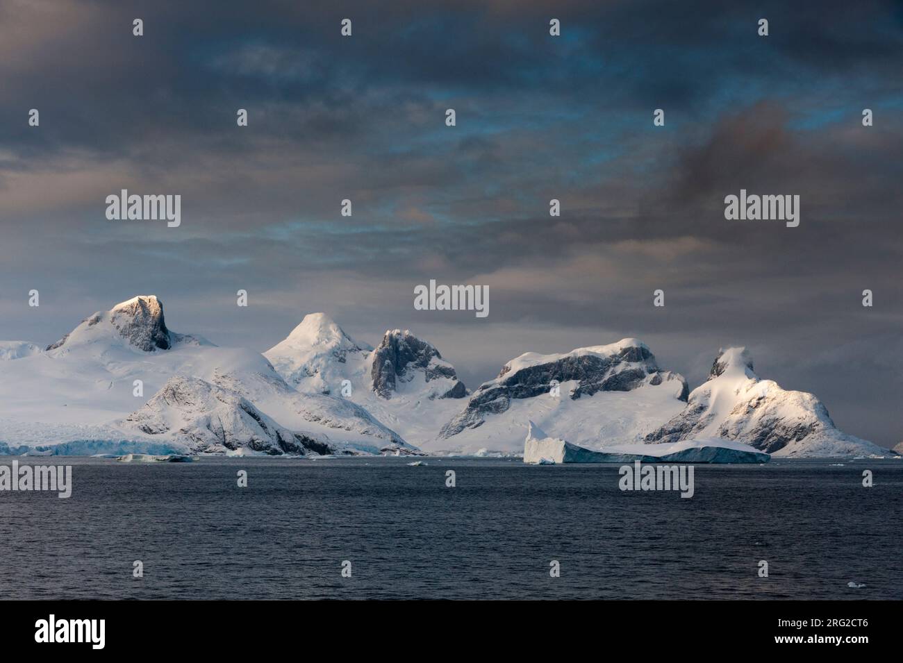 Rock formation along the Lemaire channel, Antarctica. Antarctica Stock ...