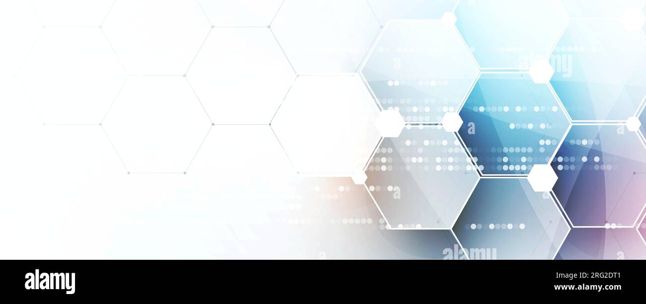Abstract hexagon background. Technology poligonal design. Digital ...